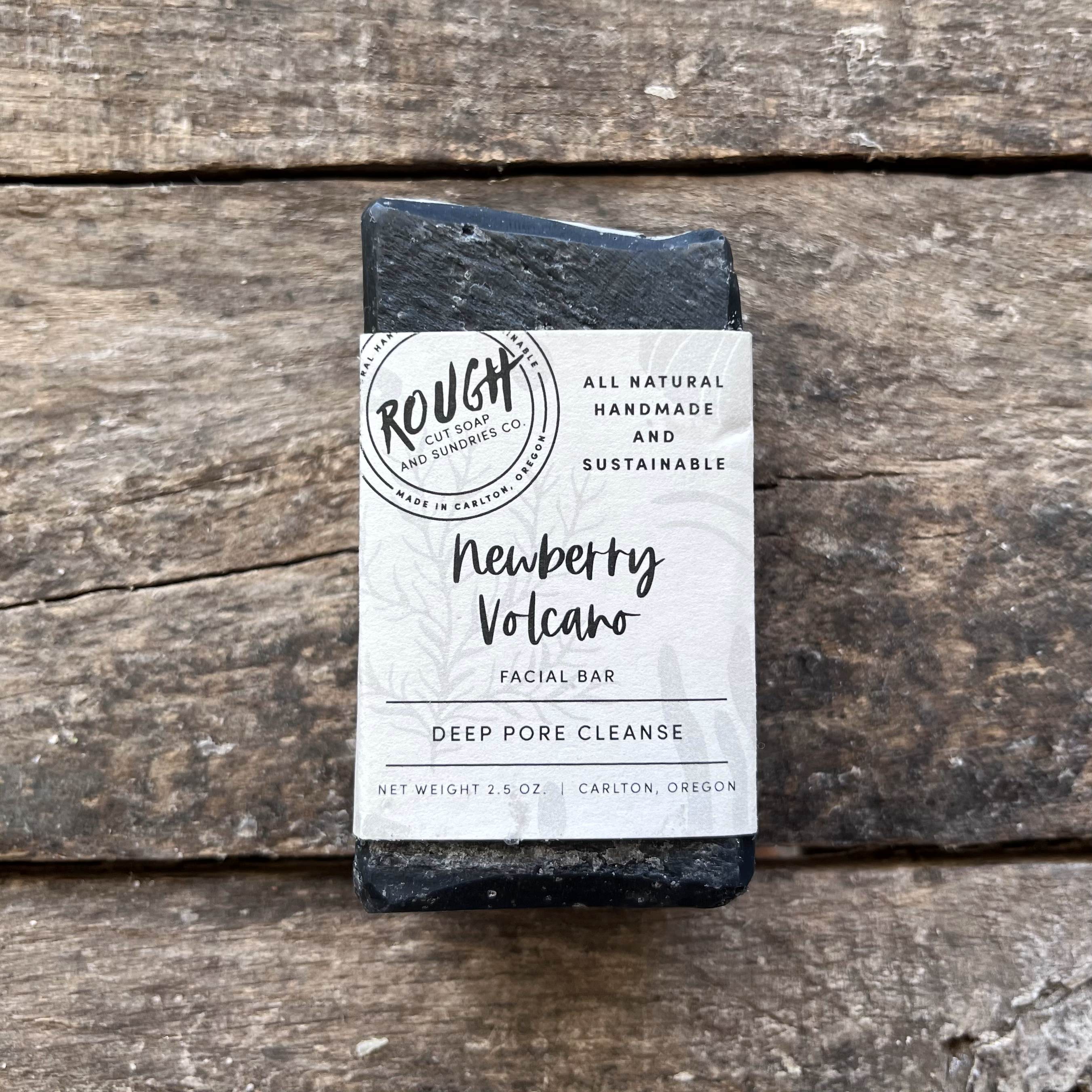 Newberry Volcano Handcrafted Artisan Facial Bar – Rough Cut Soap Company